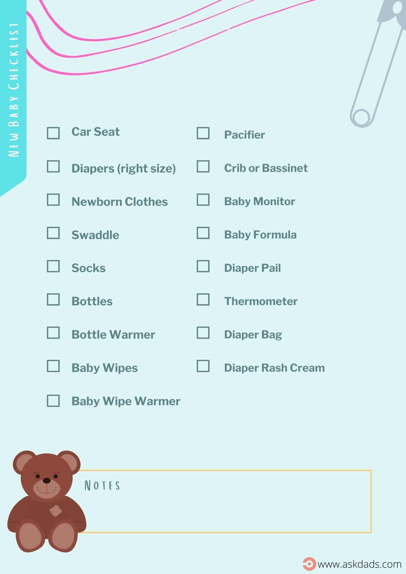 17 Essentials You Need On Your New Baby Checklist - AskDads